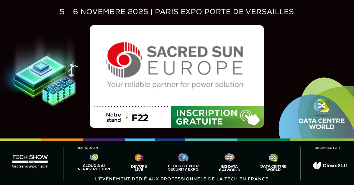 Sacred Sun Europe at Data Centre World Paris 2025 - Sacred Sun Europe